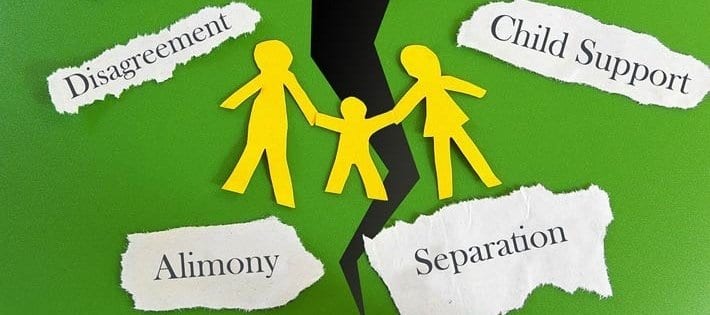 How is the amount of child support and alimony determined in ...